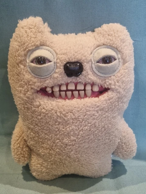 FUGGLER OLD TOOTH Cream Fluffy Soft Funny Ugly Monster Collectable GC £ ...
