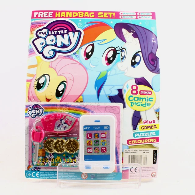 MY LITTLE PONY Magazine MLPClub Issue B2 (Complete w/ Key Chain, Phone ...