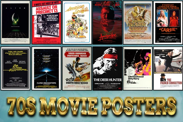 CLASSIC 70'S MOVIE Posters 70s Film Posters High Quality Part 1 £2.49 ...