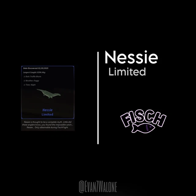 FISCH ROBLOX (SPARKLING Shiny Giant Midas Nessie) Ultra Rare Fish ...