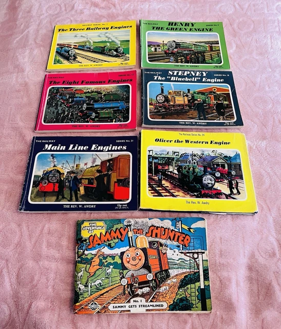 THOMAS THE TANK Engine 6 Book Bundle 1980s The Railway Series The Rev ...
