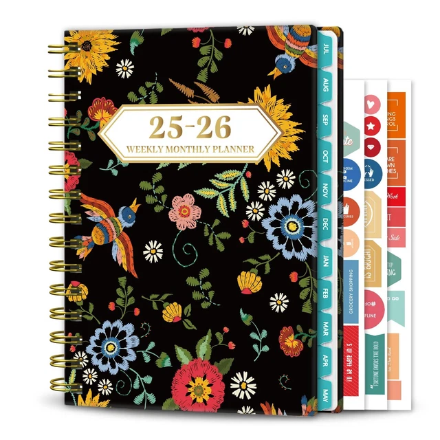 2025-2026 12-MONTH DAILY Weekly Monthly Planner from JUN.2025 to JUL ...