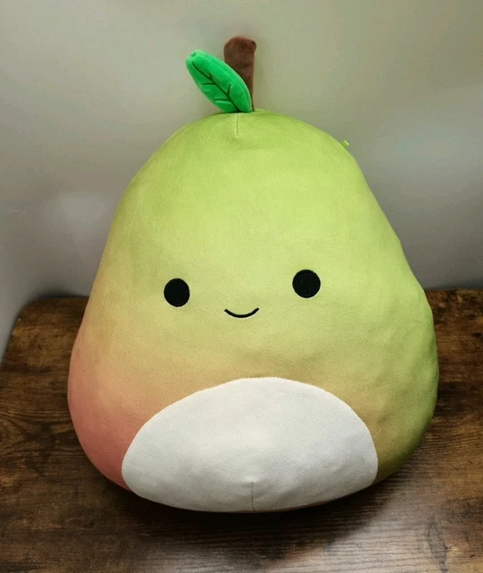 SQUISHMALLOWS OLEXA THE Pear Fruit Soft Plush Toy Green 12" £8.95 ...