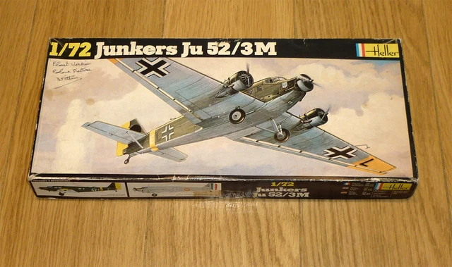 1979 HELLER 1/72 scale Junkers Ju.52/3M - plane kit EUR 17,88 - PicClick DE