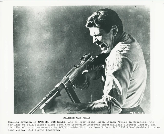 CHARLES BRONSON MACHINE GUN KELLY 1958 VINTAGE PHOTO VIDEO 1990s EUR 19 ...
