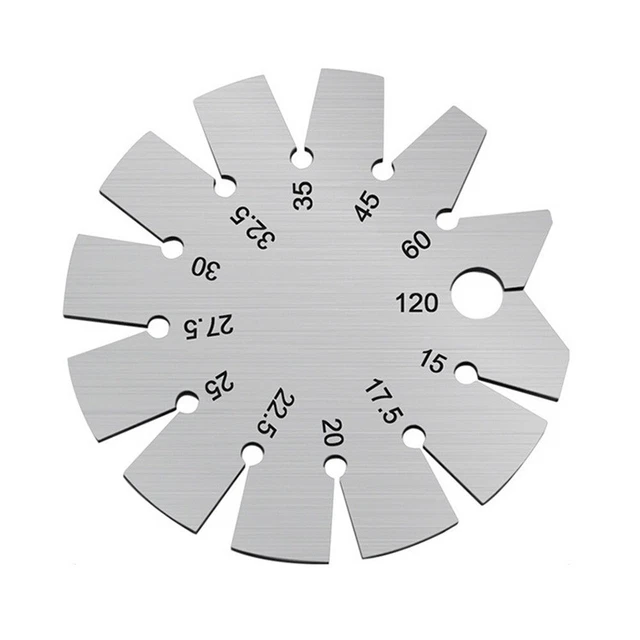 ANGLE GAUGE ANGLE Gauge Carpenter Gauging Measuring Tool Stainless Iron ...