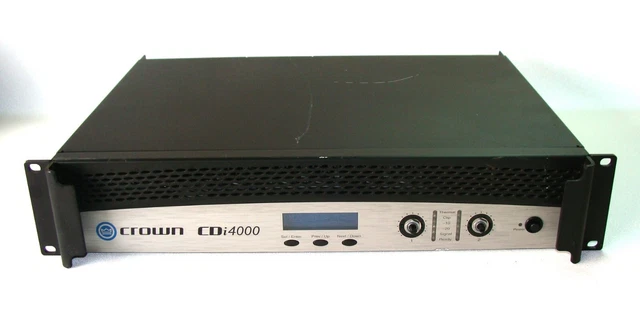 CROWN CDI 4000 2-Channel Power Amplifier Won't Power On Parts/Repair ...