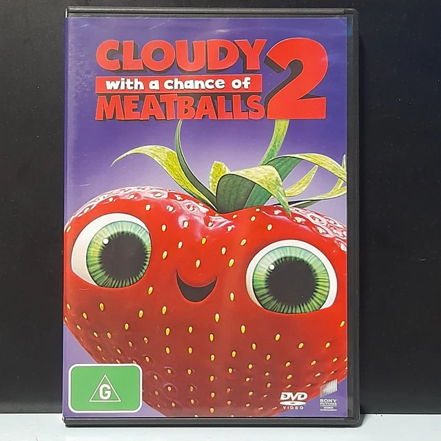 CLOUDY WITH A Chance of Meatballs 2 DVD 2013 Rated G PAL Region 2, 4, 5 ...