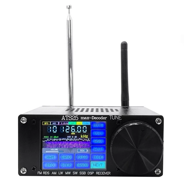 4.17 AIR ATS25 Max Decoder Full Band Radio Receiver FM RDS AM LW MW SW ...