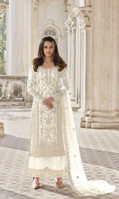PAKISTANER KLEID SALWAR Kameez Anzug Party Wear Indisch Bollywood ...