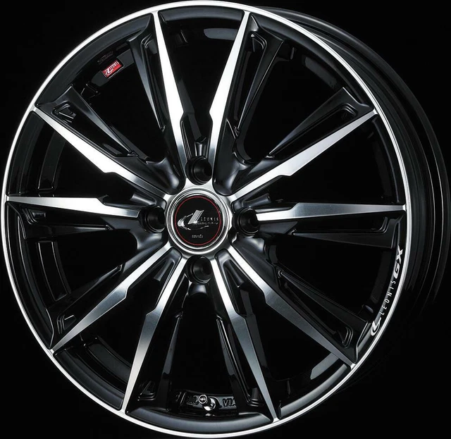 WEDS LEONIS/GX 4-WHEEL set 15X4.5J +45 4x100 Color: PBMC EUR 1.290,19 - PicClick FR