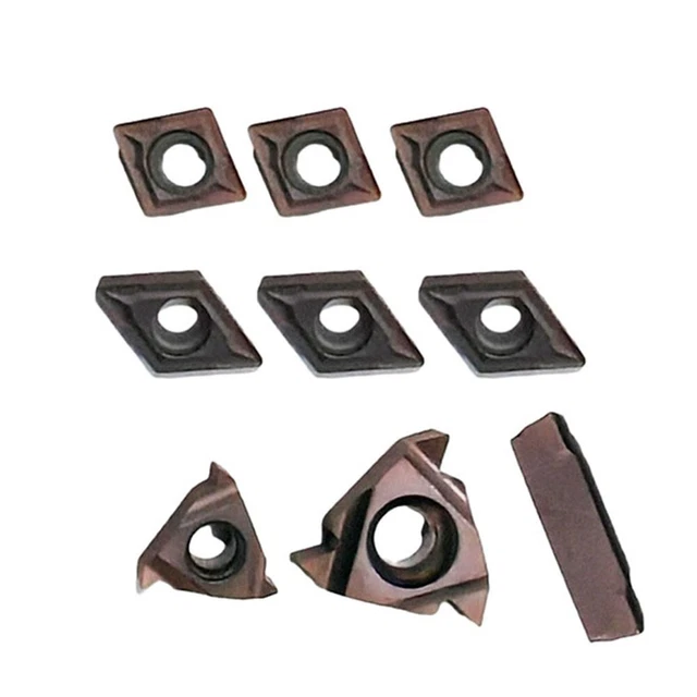 INSERTS INDEXABLES POUR tour CNC porte-outil de tournage en carbure inserts de t EUR 10,42 ...