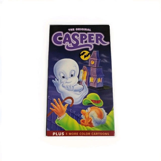ORIGINAL CASPER VHS Cartoon Animated Classic Scary Ghost Video Tape ...