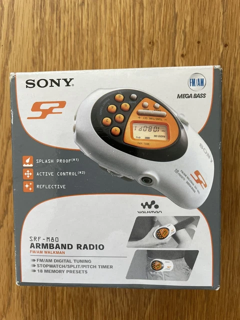 SONY S2 SPORTS Walkman Arm Band Radio - Weather FM/AM - New (SRF-M80V ...