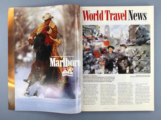 BRITISH AIRWAYS HIGHLIFE Airline Inflight Magazine December 1993 Ba ...