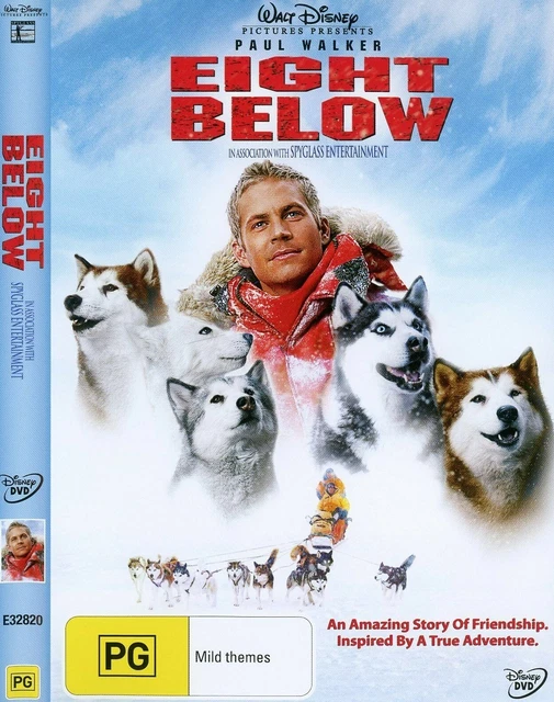 EIGHT BELOW DVD (Region 4) Walt Disney Paul Walker EUR 6,88 - PicClick FR