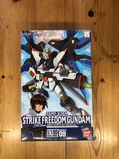 BANDAI 1/100 ZGMF-X20A Strike Freedom Gundam Seed Destiny No.09 Model ...