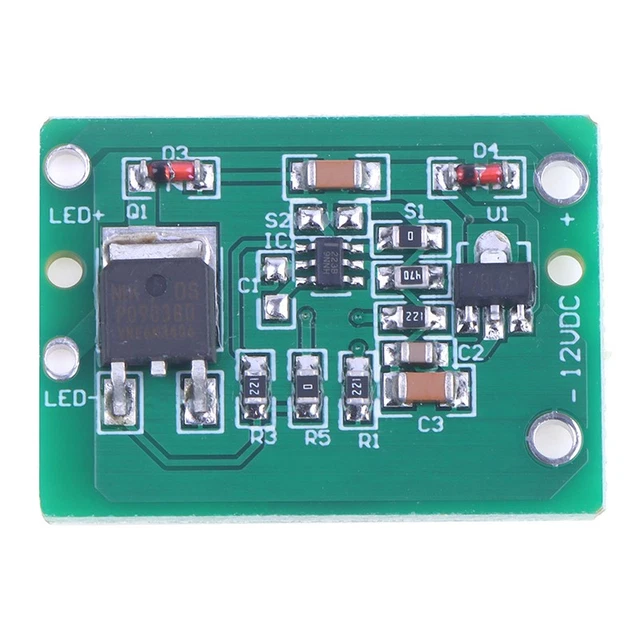 12V CAPACITIVE TOUCH Switch Sensor Module Push Button Touching Key ...