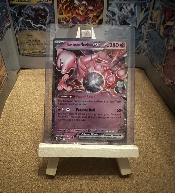 POKÉMON TCG DESTINED Rivals Team Rocket's Mewtwo EX 205 Promo Karte EUR ...