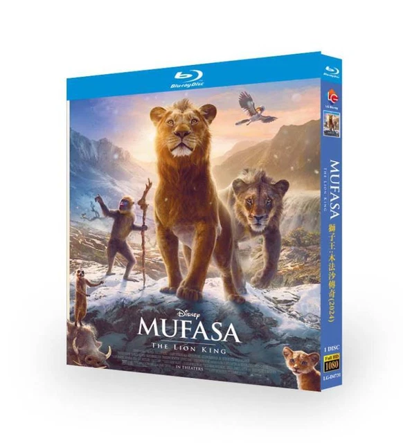 MUFASA: THE LION King (2024) BD Movie 1-Disc TV Film All Region New ...