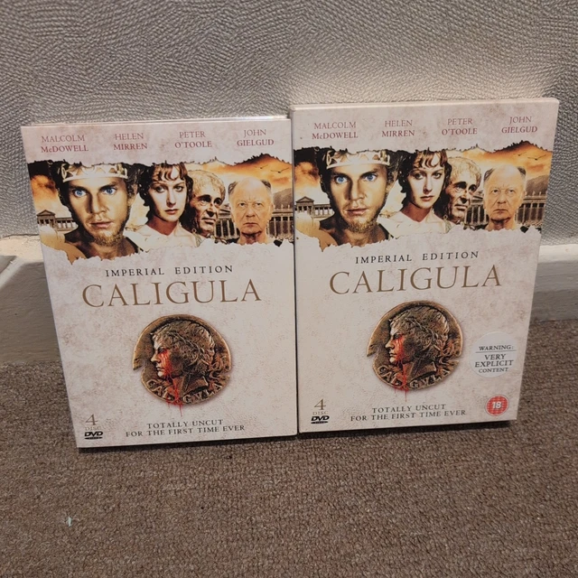 CALIGULA IMPERIAL EDITION DVD Box Set Totally Uncut 4 Discs Malcolm ...