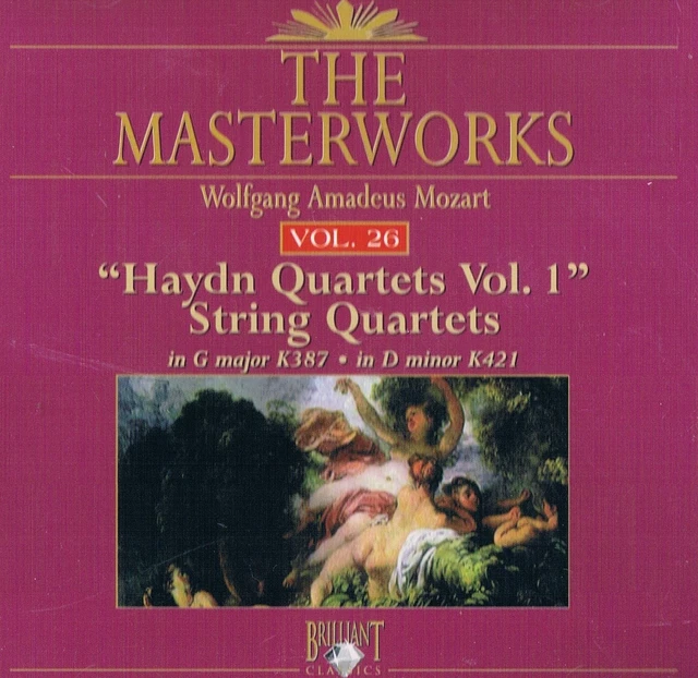 WOLFGANG AMADEUS MOZART The Masterworks Vol... 26 " Haydn Quartets 1 " 1 CD EUR 1,00 - PicClick FR