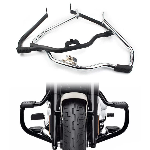 FIT HARLEY SOFTAIL 2018-21 Mustache Safety Steel Engine Guard Highway ...