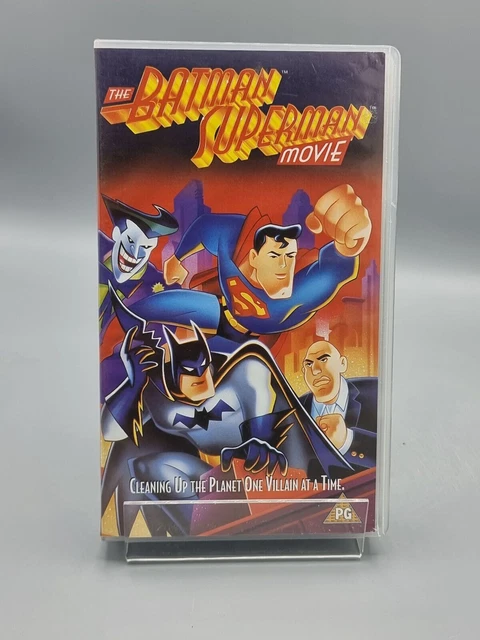 THE BATMAN AND Superman Movie (VHS, 1999) DC Animated Movie £4.99 ...