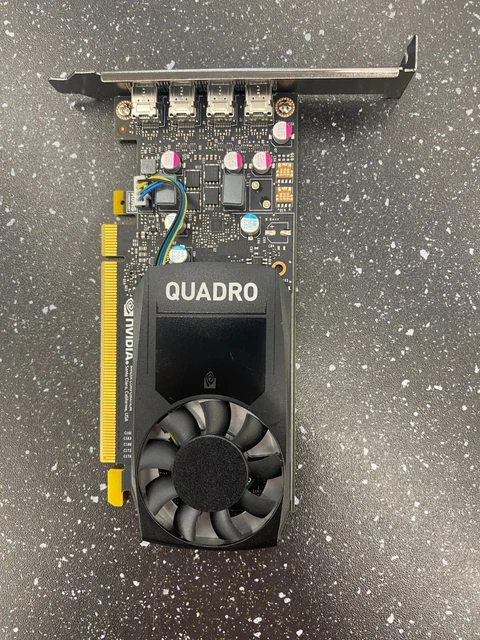 NVIDIA QUADRO P600 2GB GDDR5 PCIE Graphics Card - 4x Mini DisplayPort ...