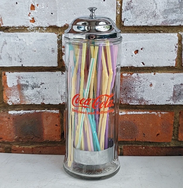Vintage Coca Cola Straw Dispenser FOR SALE! - PicClick UK