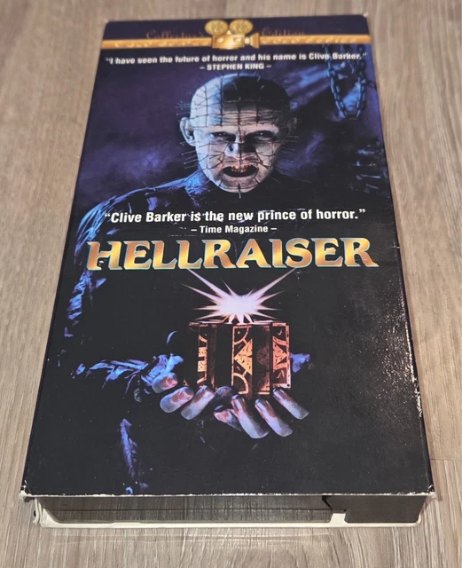 HELLRAISER (VHS,1996,ENGLISH,COLLECTOR'S EDITION) tested $13.00 ...