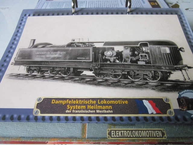LOKARCHIV DAMPFLOKS 627 dampfleketrische Lok System Heilmann Frankreich ...