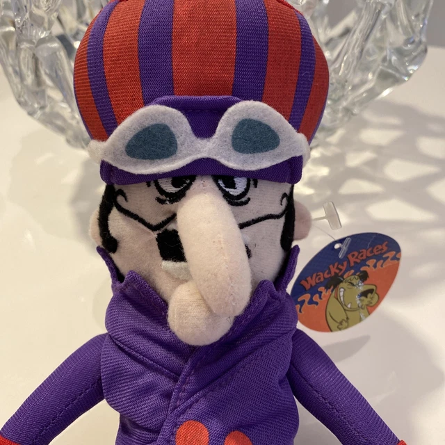 WACKY RACES DICK Dastardly Plush Toy Warner Brothers 12 Inches Plush ...