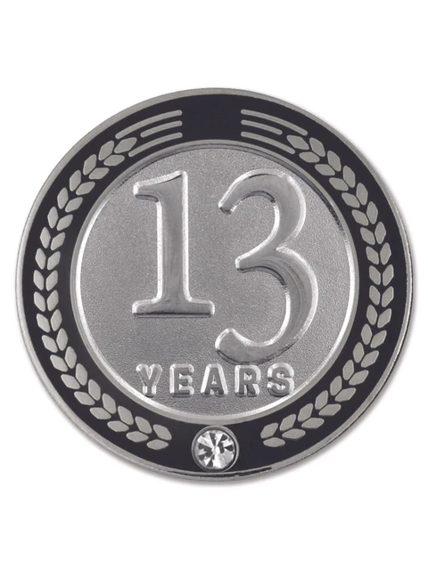 PINMART'S 19 YEARS of Service Award Employee Recognition Gift Lapel Pin ...