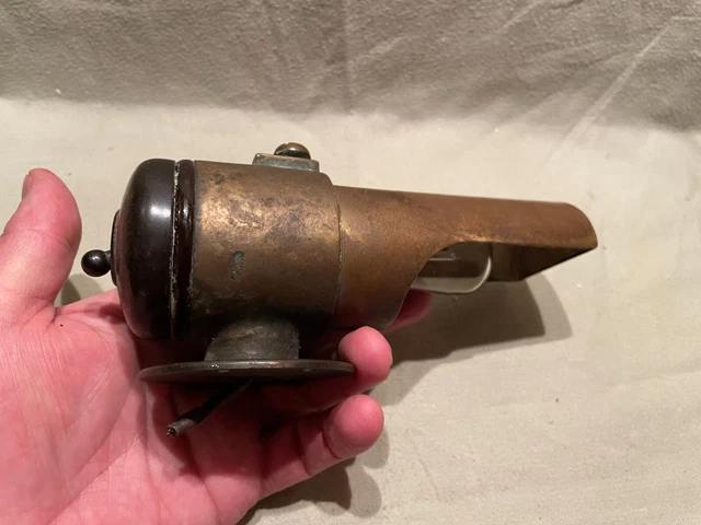 VINTAGE SHIPS / Brass Edwardian Car Dashboard Map Reading Light Lamp ...