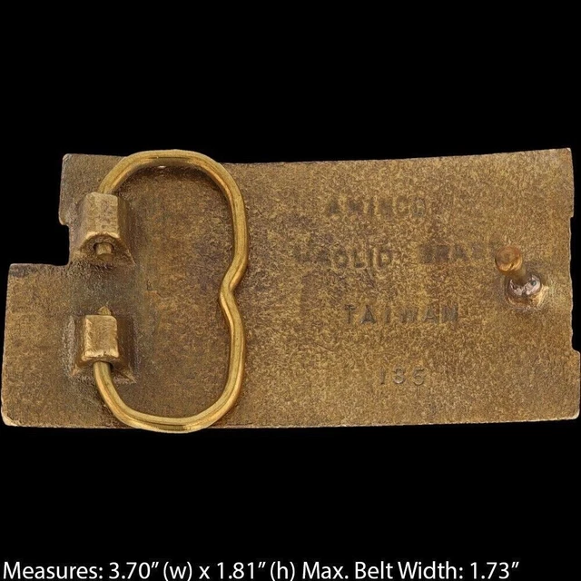 NEW BRASS EARL Early Earlton Earlin Name Tag Hippie 70s NOS Vintage ...