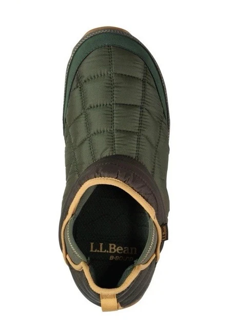 L.L.BEAN MENS NWOB SZ 14 Mountain Classic Quilted ll Ankle Boots Green ...