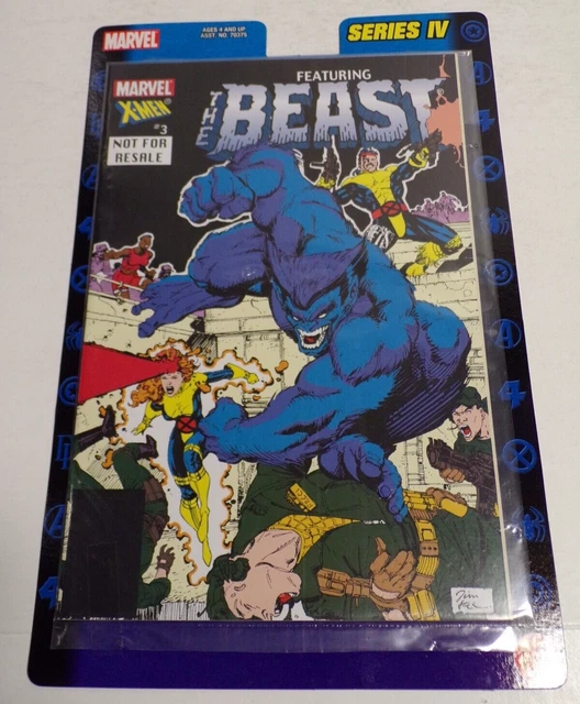 X-MEN #3 FEATURING The Beast Marvel Legends Series IV w/ Card Back ...