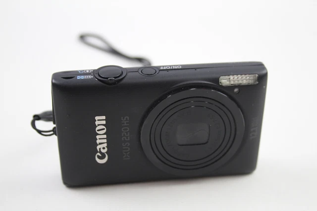 CANON IXUS 220 HS Digital Compact Camera Working w/ Canon 5x IS Zoom ...