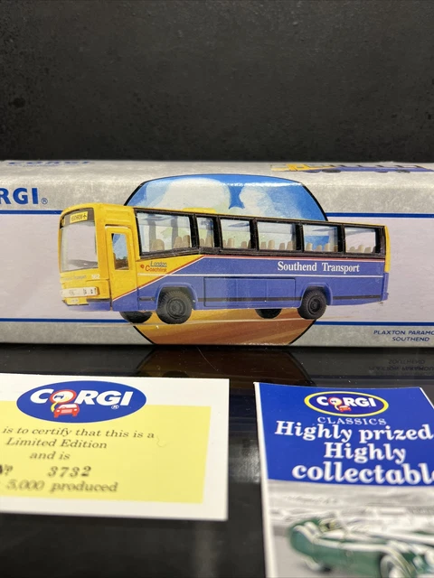 CORGI 91918 PLAXTON Paramount Coach Southend Limited Edition Boxed $22.60 - PicClick CA