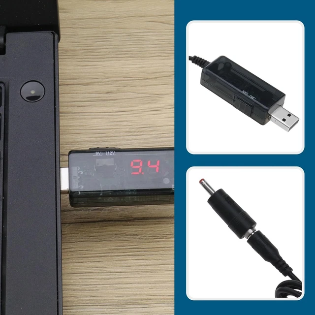 EMSEA USB TO DC Booster Cable with LED Display 5V 9V/12V Step Up... $28 ...