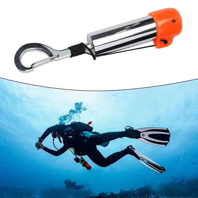 DIVING RATTLE SIGNAL Shaker Rattle Noise Maker Signal Shaker Stainless ...