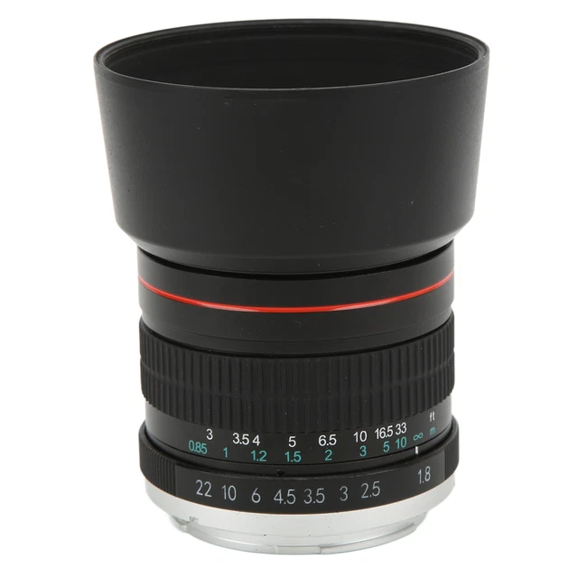 85MM F1.8 LARGE Aperture Camera Lens Medium Telephoto Manual Focus Full ...