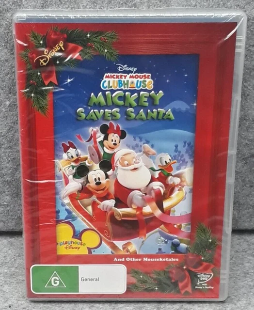 NEW: MICKEY MOUSE CLUBHOUSE MICKEY SAVES SANTA DVD Region 4 PAL Free ...