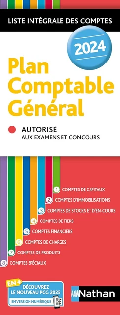 PLAN COMPTABLE GÉNÉRAL 2023/2024/2025 [Liste Integrale des Comptes ...