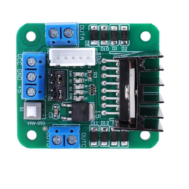 L298N DC MOTOR Driver Module H-Bridge DC Stepper Motor Board for Smart ...