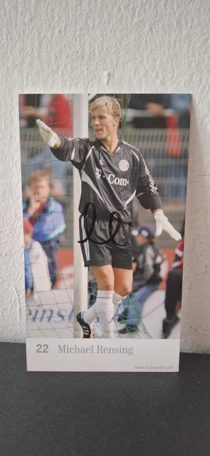 FC BAYERN MÜNCHEN - Original signierte Autogrammkarte - Michael Rensing ...
