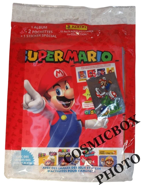 SUPER MARIO BROS - album de stickers carte PANINI neuf avec paquet d ...