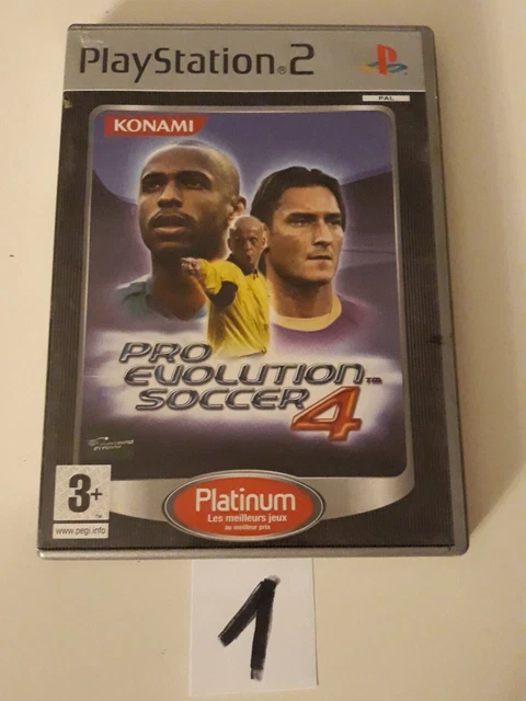 PES 4 - Pro Evolution Soccer 2004 - PlayStation 2 PS2 - PAL FR - EUR 4 ...