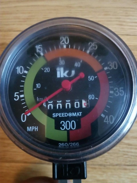 NOS IKU SPEEDOMAT Mechanical Speedometer Bicycle Vintage Original ...
